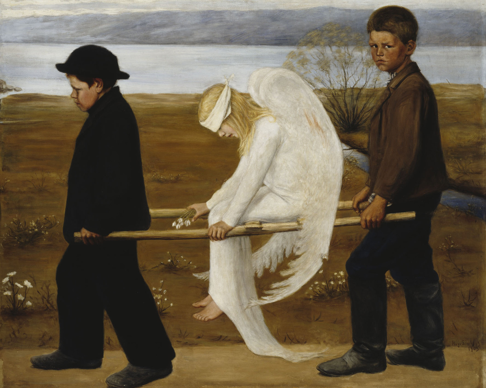 O Anjo Ferido - Hugo Simberg ~ Simbolismo (1903)