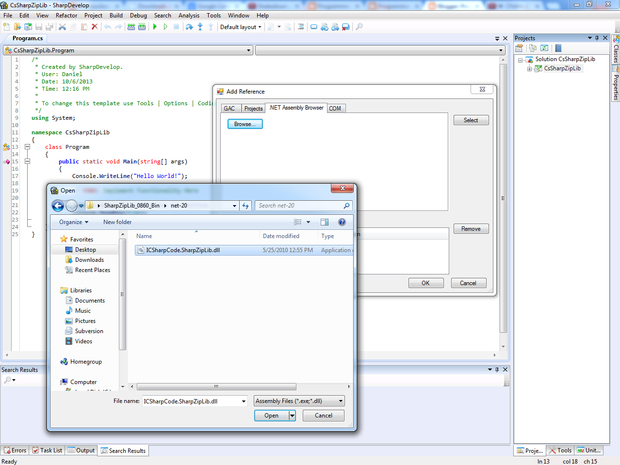 Programmers Ranch C Extracting Zipped Files With Sharpziplib