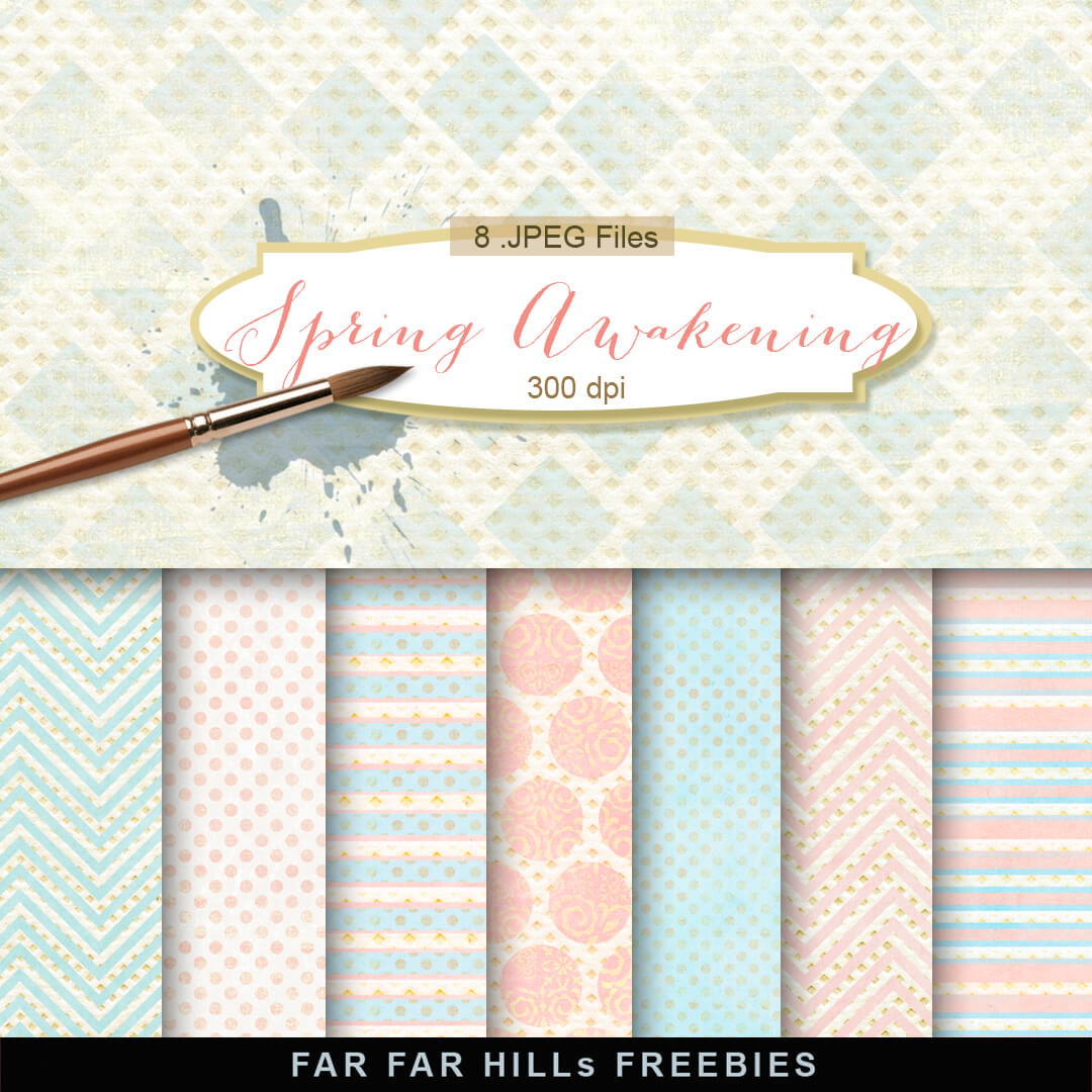 New Freebies Kit of Backgrounds - Spring Awakening:Far Far Hill - Free ...