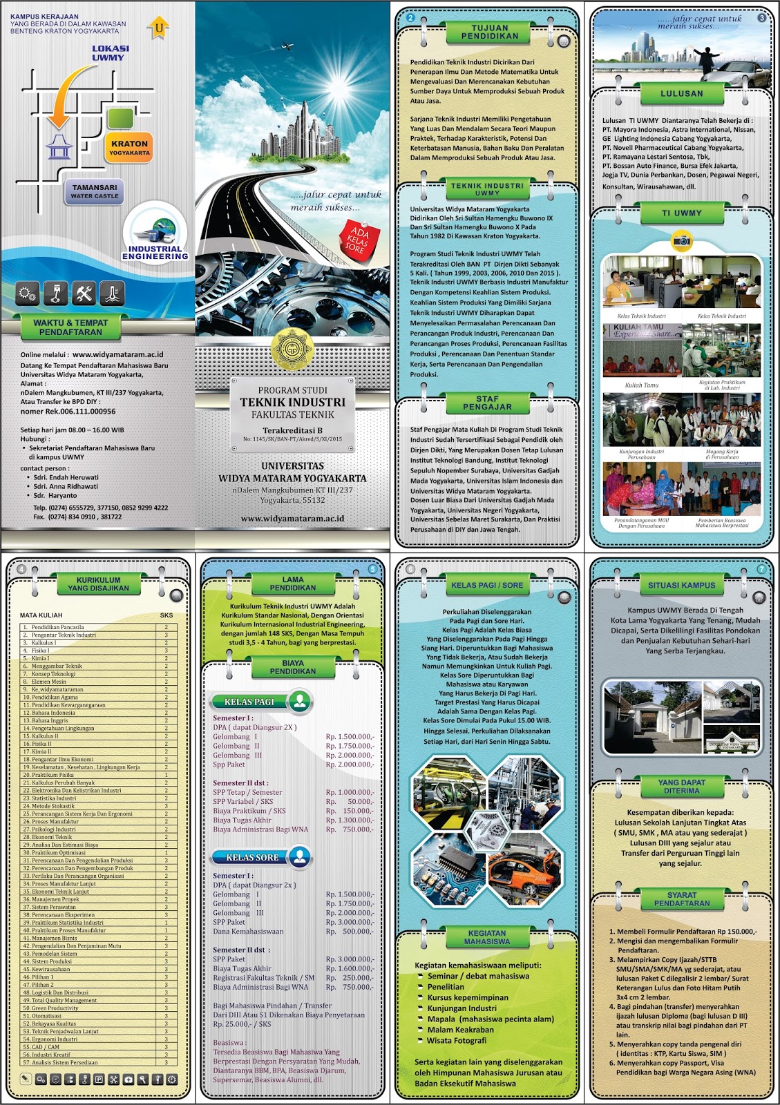 Brosur Program studi Teknik Industri Universitas Widya Mataram ...