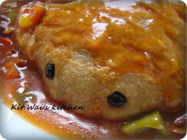Kit Wai's kitchen : 年年有余 ~ Yam Fish in Sweet and Sour Sauce