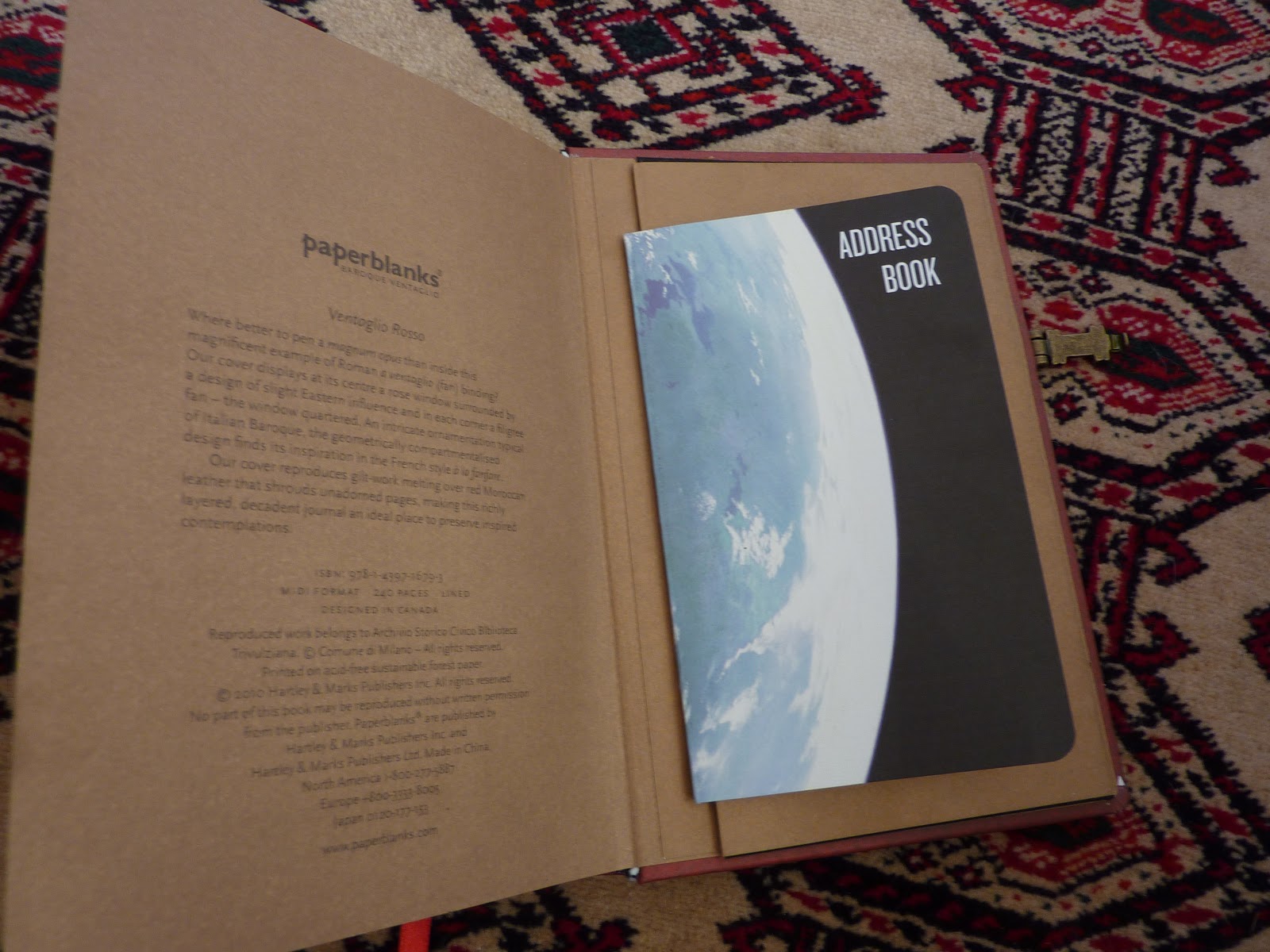 Plannerisms: Paperblanks Midi Ventaglio Rosso Journal as Day Per Page ...