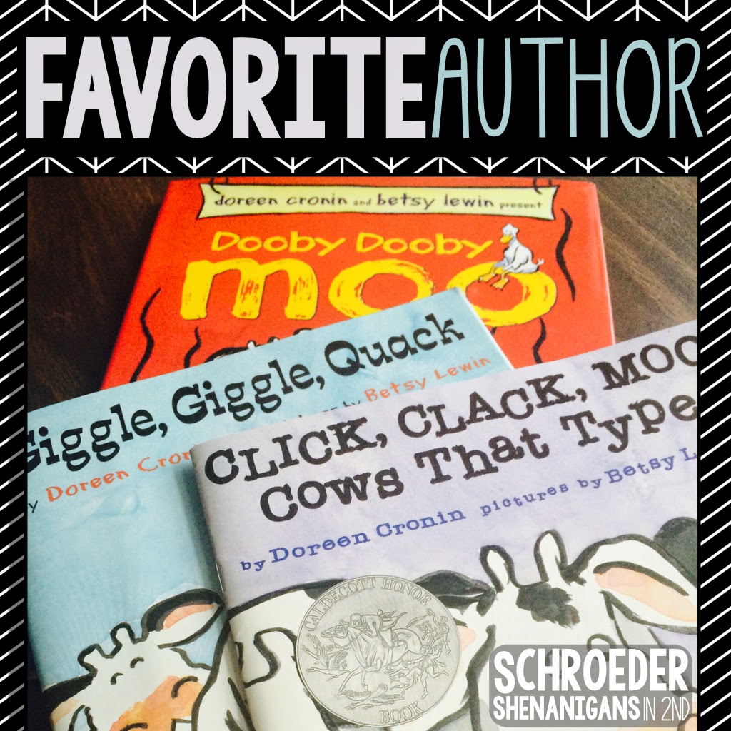 The Elementary Entourage: Favorite Children's Author: Doreen Cronin