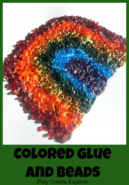 Play Create Explore: Colored Glue Art