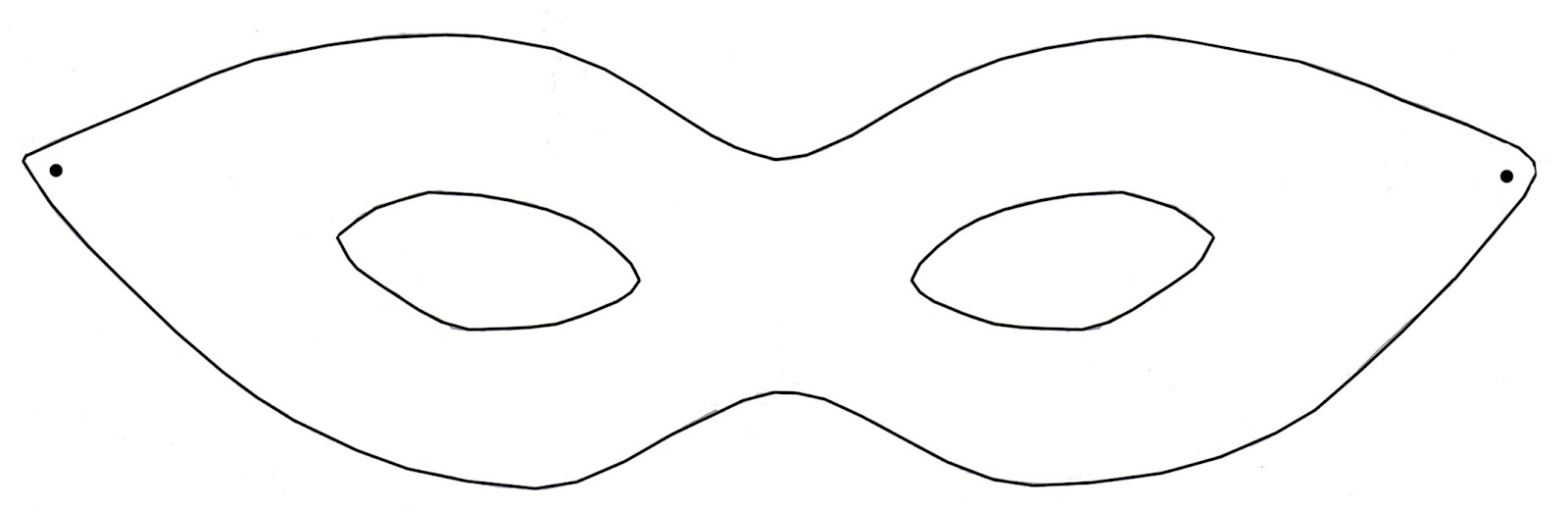 Molde máscara de carnaval - corte simples Fonte: Google imagens ...