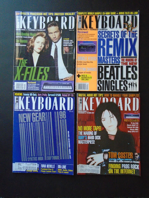 MATRIXSYNTH: Lot of 41 "Keyboard" 1990's Magazines