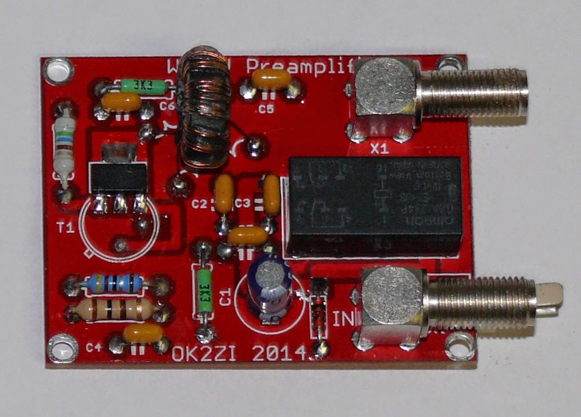 OK2ZI - Radioamateur's blog: Předzesilovač W7IUV - měření / W7IUV ...