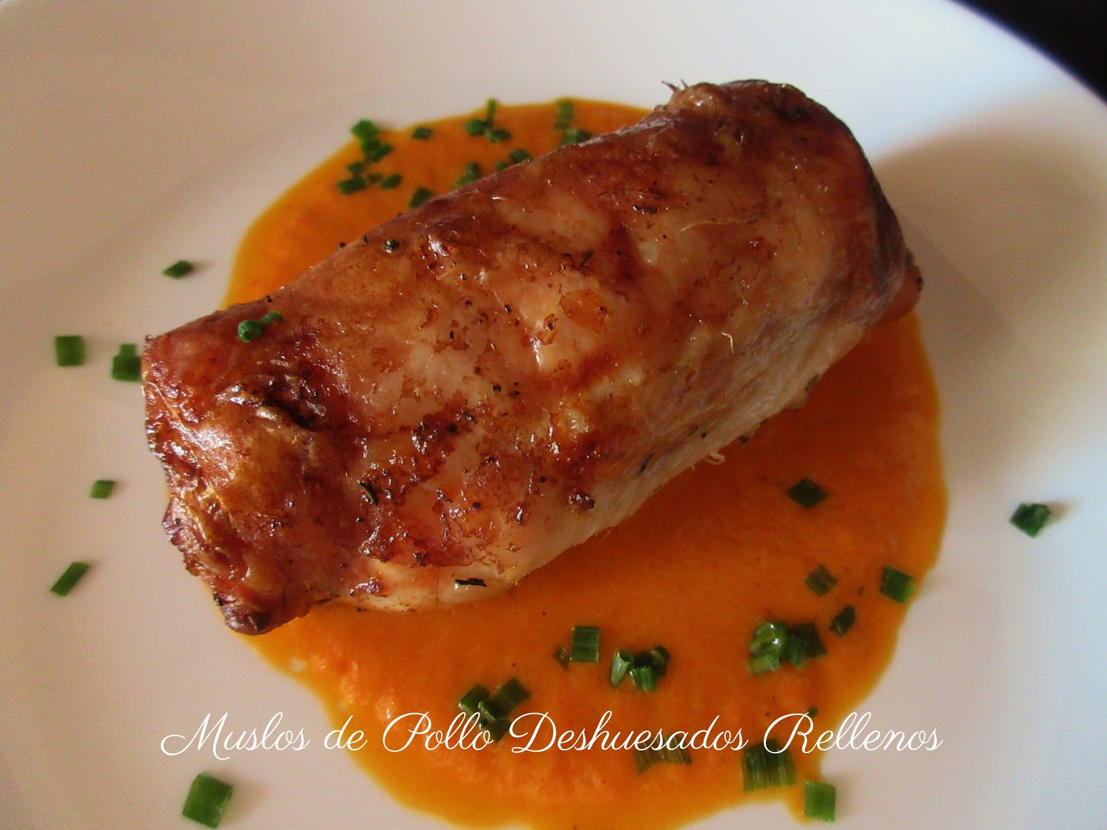 MUSLOS DE POLLO DESHUESADOS RELLENOS DE VERDURAS | COCINA CON REINA