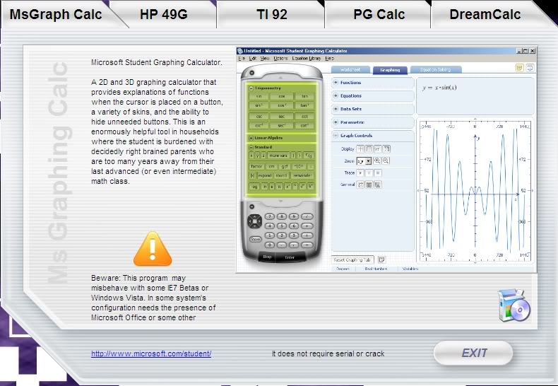 Infotech Daily...: Giả lập máy tính bỏ túi trên PC