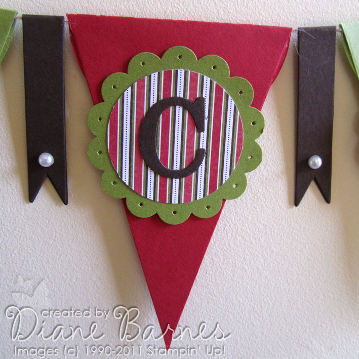 colour me happy: Merry Christmas pennant banner