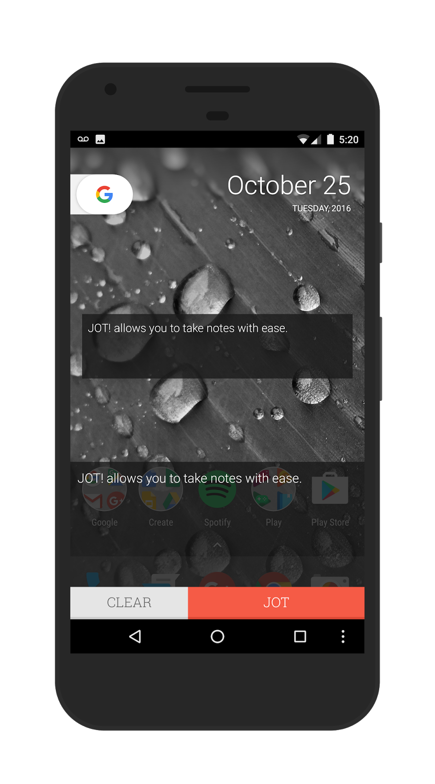 A Better Way to JOT Down Quick Notes