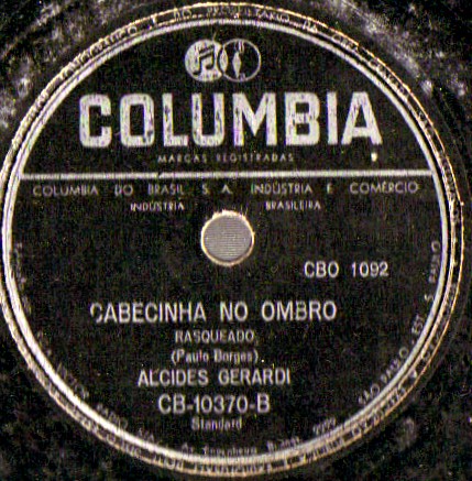 Mania de Colecionar: Alcides Gerardi - Discografia 78 rpm