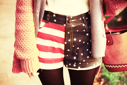 Casual, Girly, Chic.: American shorts