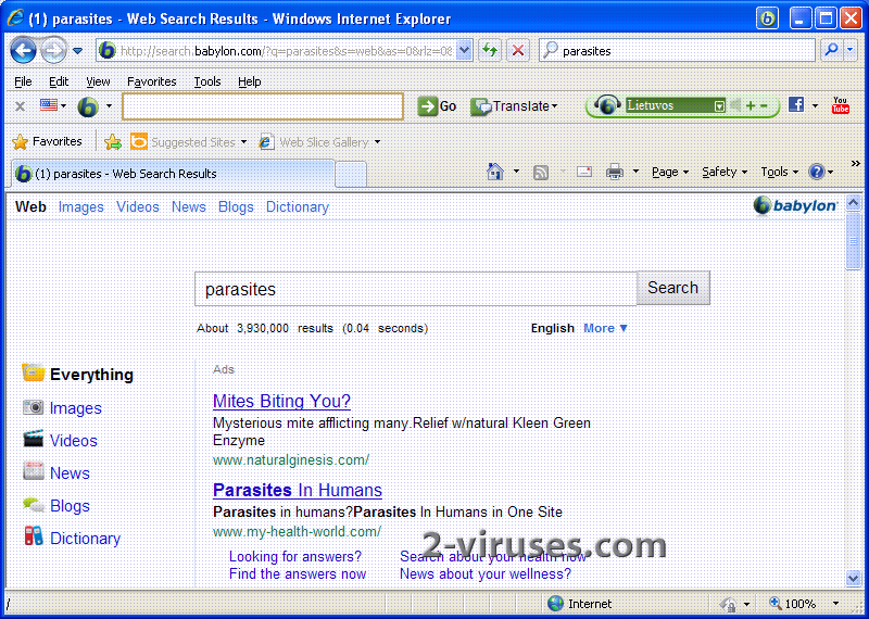 Remove Babylon Toolbar And Get Rid Of Babylon Search Engine | Babylon ...