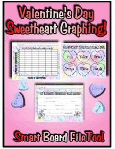 Phenomenal First Grade: VALENTINE'S DAY SWEETHEART GRAPHING!