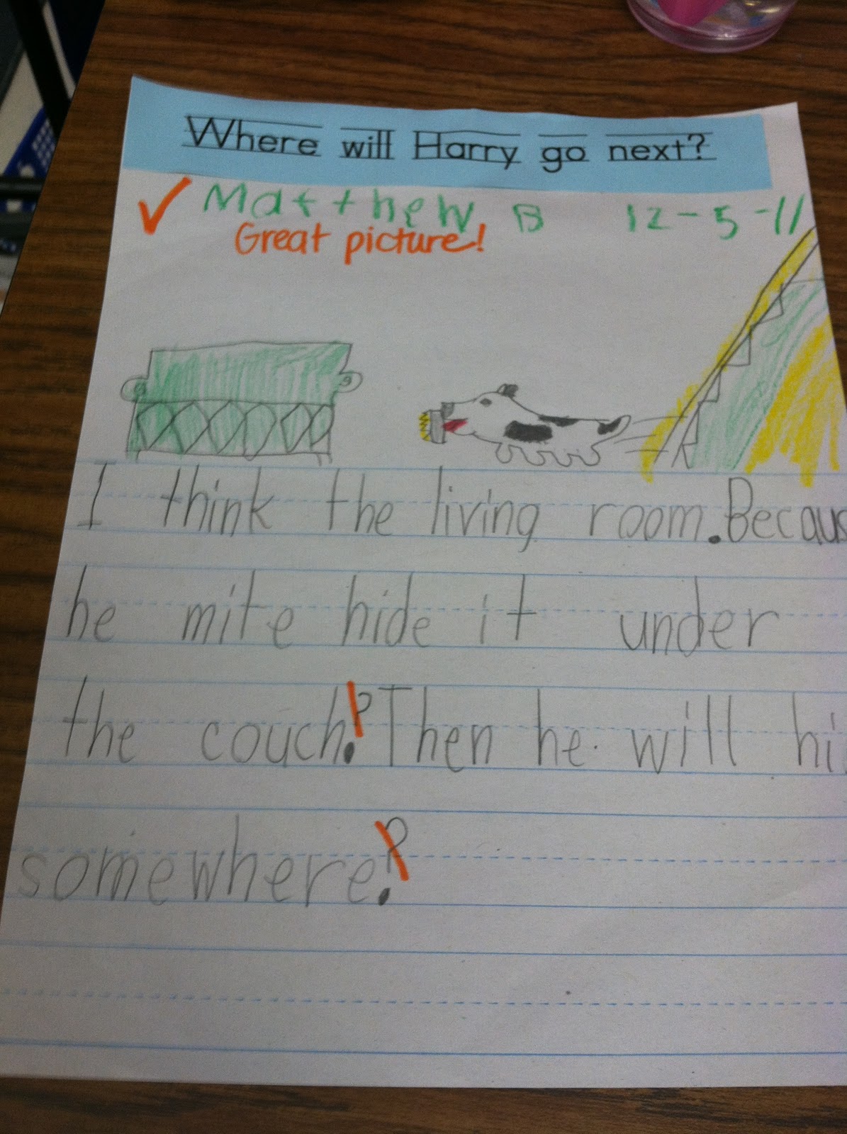 First Grade Fabulous Fish: 2011-12-11