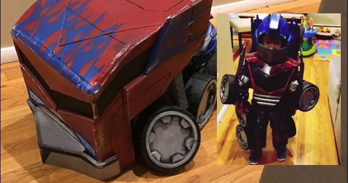 Marcus M. Wise: Kid's Transforming 'Transformers' Costume Rocks