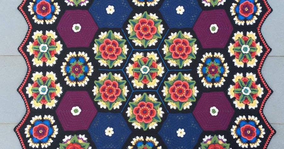 Crochet between worlds: Frida's Flowers CAL - Edging and TA-DAH!