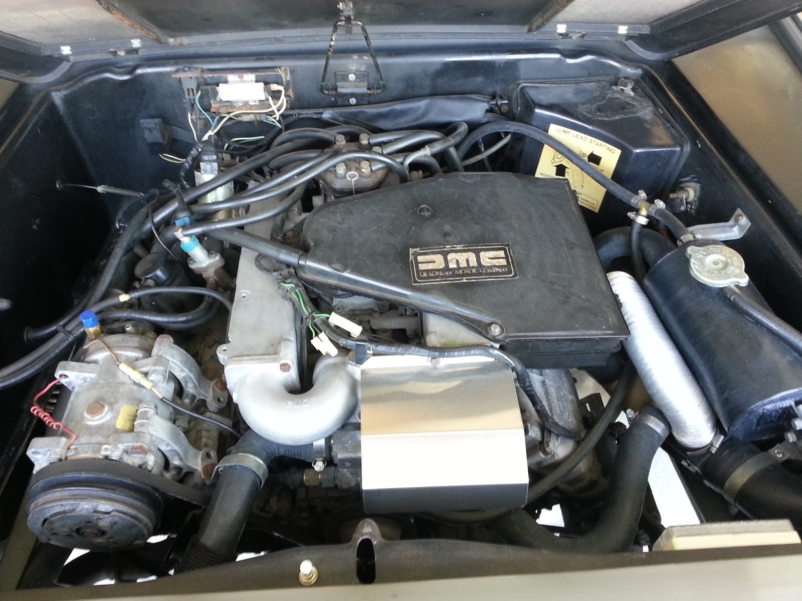 My DeLorean Blog: Engine bay restoration progress