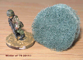 Winter of '79: DIY Hay Bales from Pan Scrubs