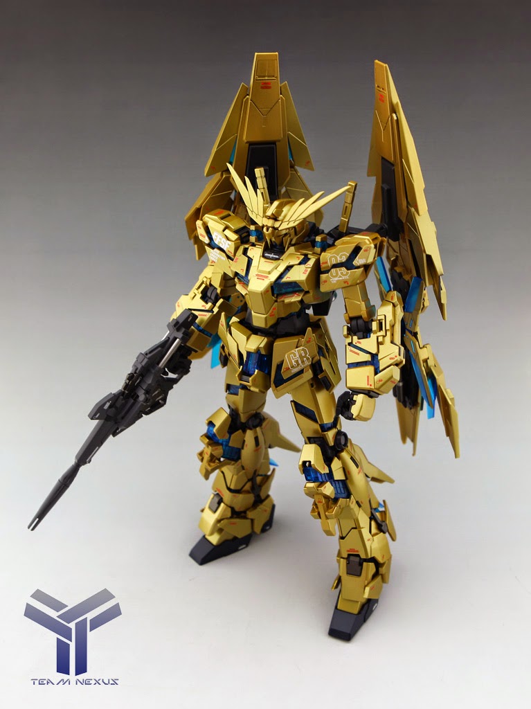 Painted Build: MG 1/100 Unicorn Gundam 03 Phenex