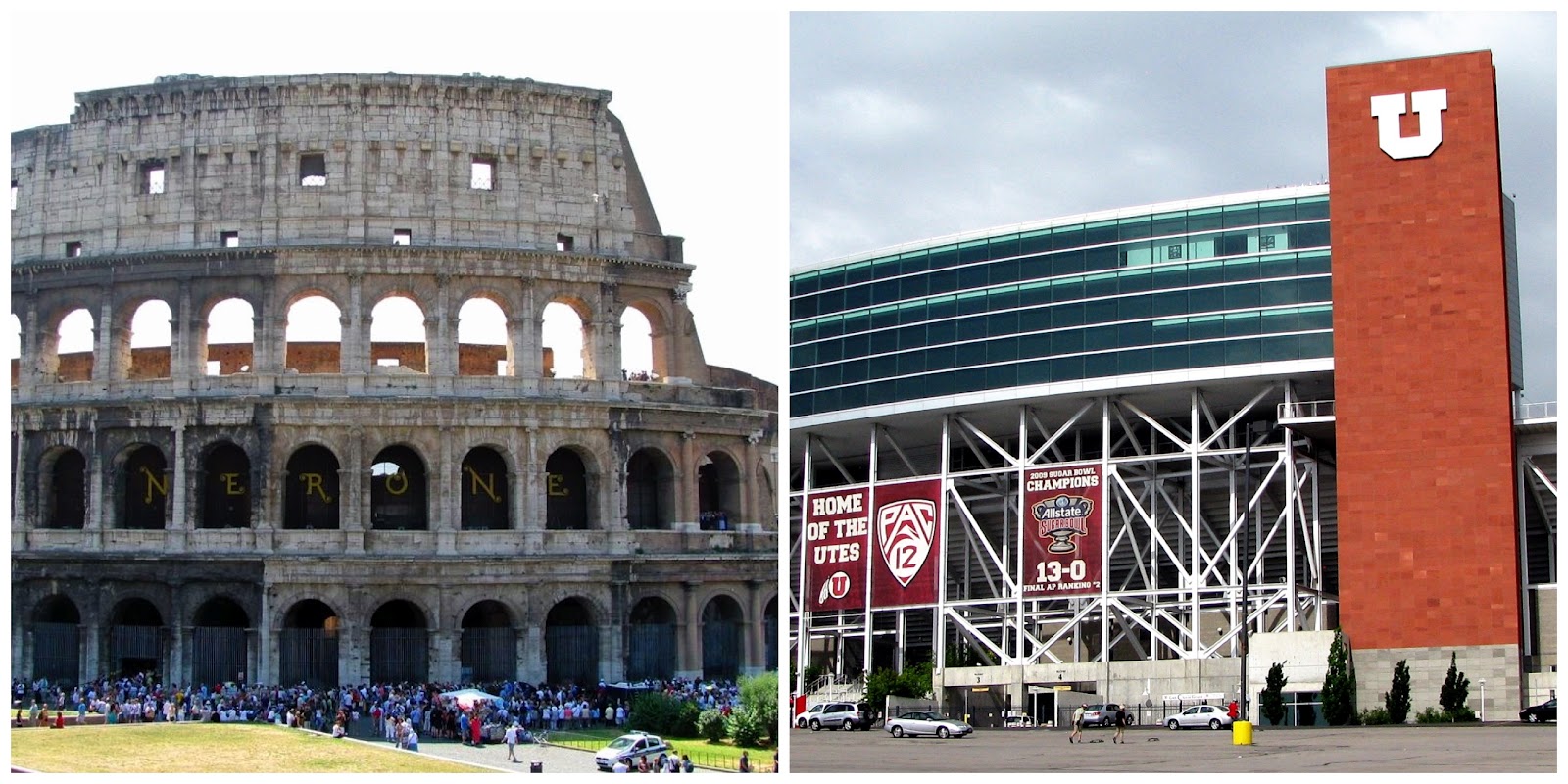 Nescio Quid: If the Colosseum had been built on the University of Utah ...