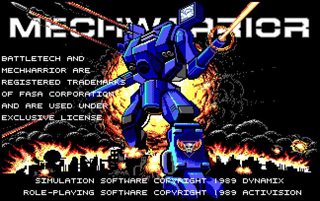 MechWarrior 1 - Tải Nhanh