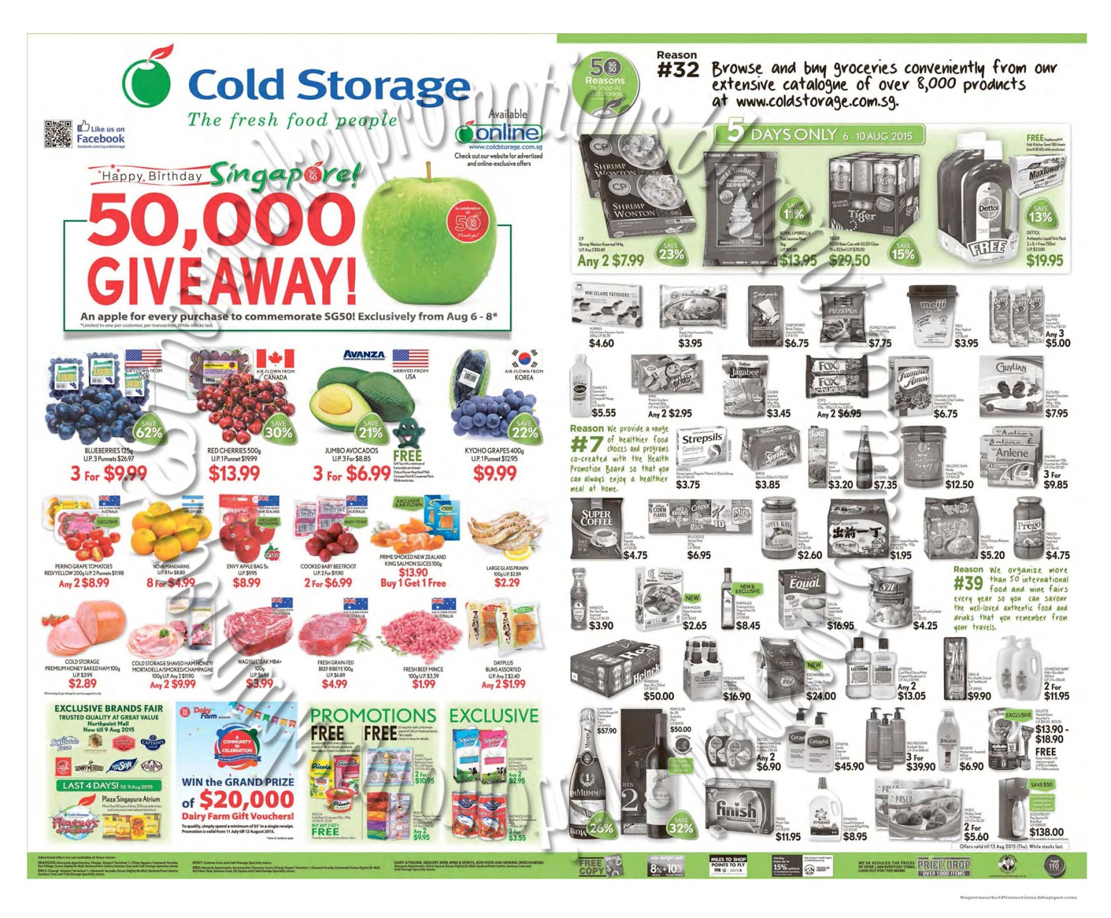 Cold Storage Weekly Promotion 06 - 13 August 2015 ~ Supermarket Promotions