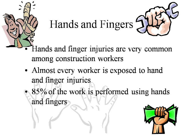 Importance of hand and fingers safety (Tool Box talk handout )