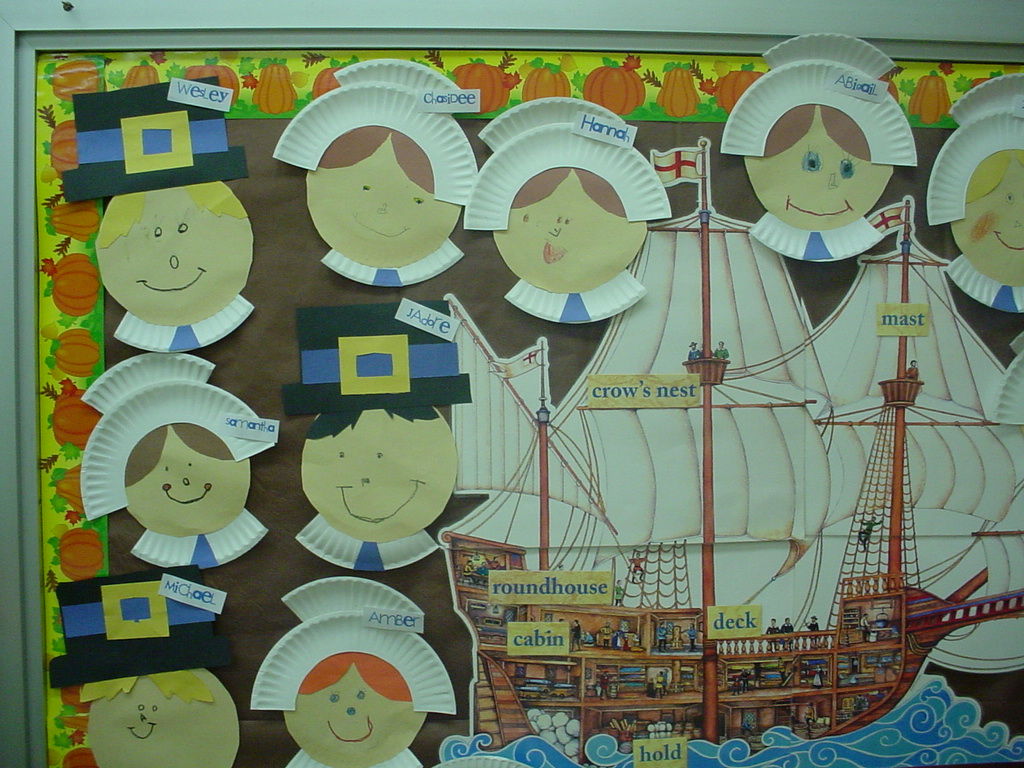 Diary of a First Grade Teacher: Paperplate Pilgrims