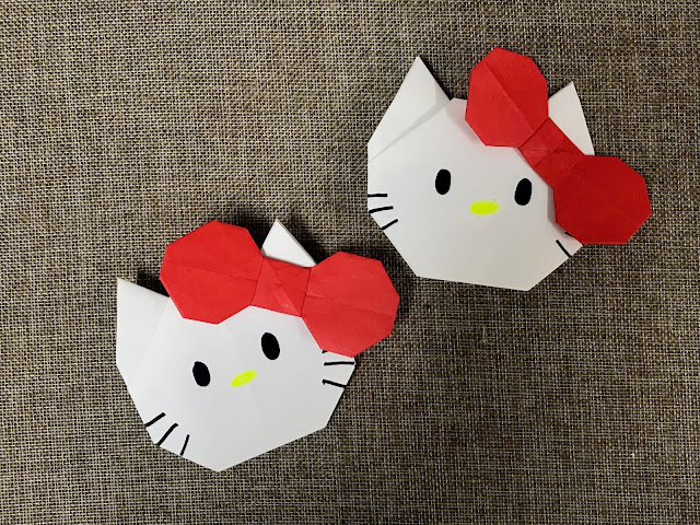Tutorial #73: Origami Hello Kitty | The Idea King