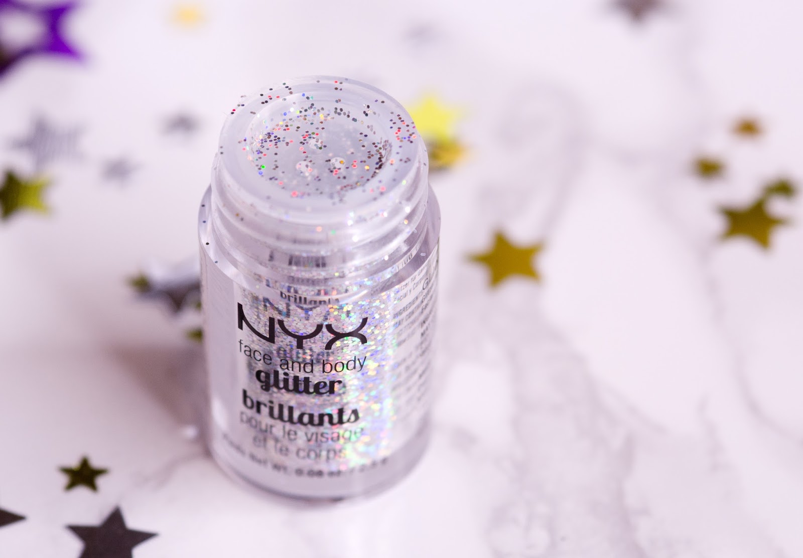 NYX Face and Body Glitter Brilliants - Ann's blog
