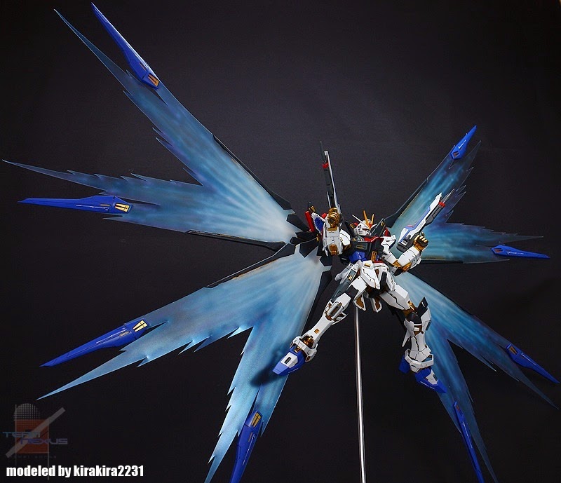 Custom Build: MG 1/100 Strike Freedom Gundam + Custom Wing of the Skies
