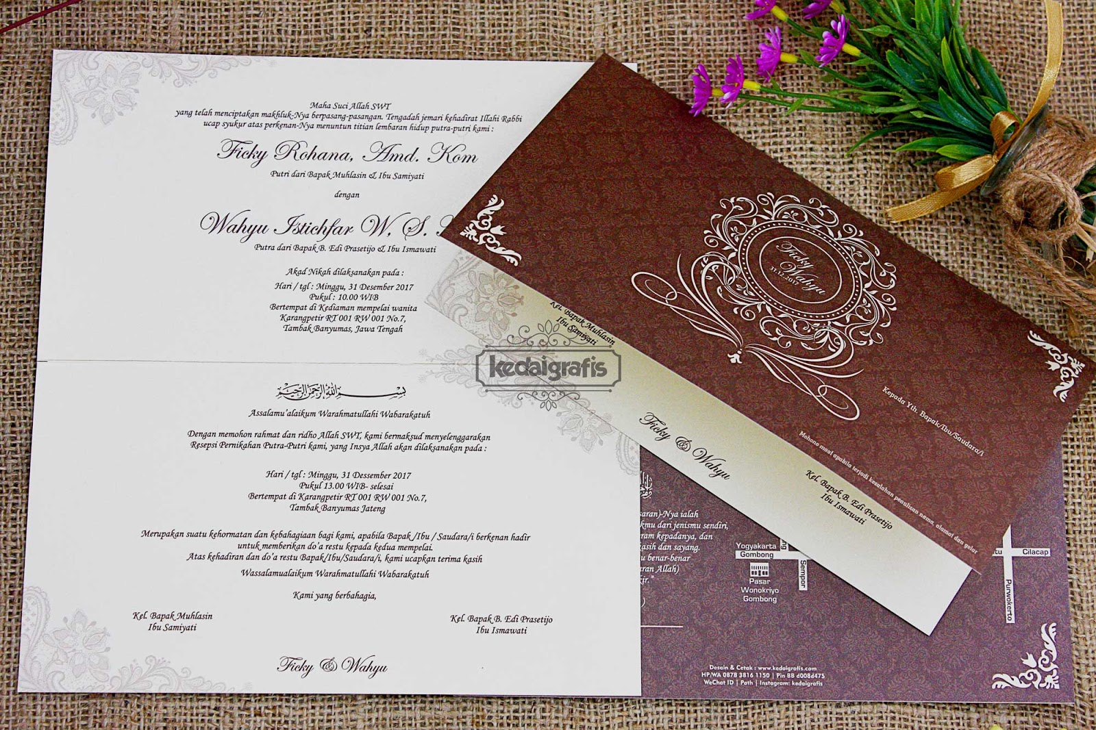 41 Koleksi Contoh Undangan Pernikahan Landscape Terbaik Gratis - Contoh ...