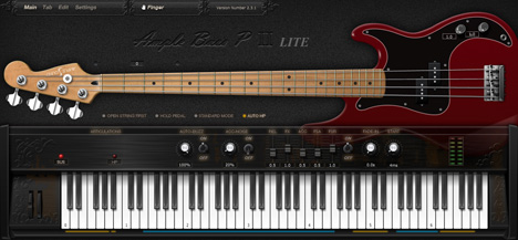 VST: Baixo - Ample Bass P Lite II (ABPL) | Midis e Samples