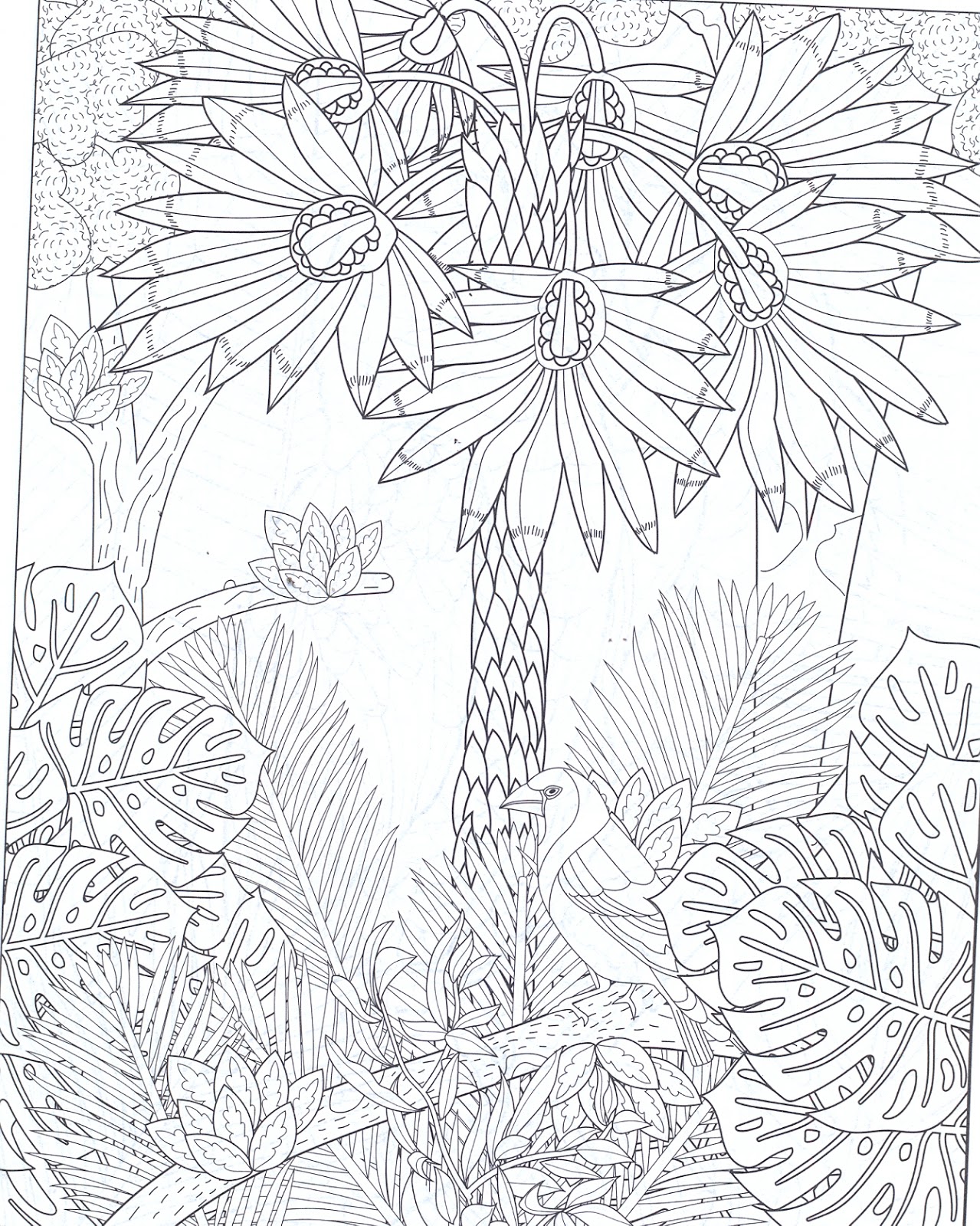Forest Mandala-Wald-Mandala coloring page | Free Mandala Download