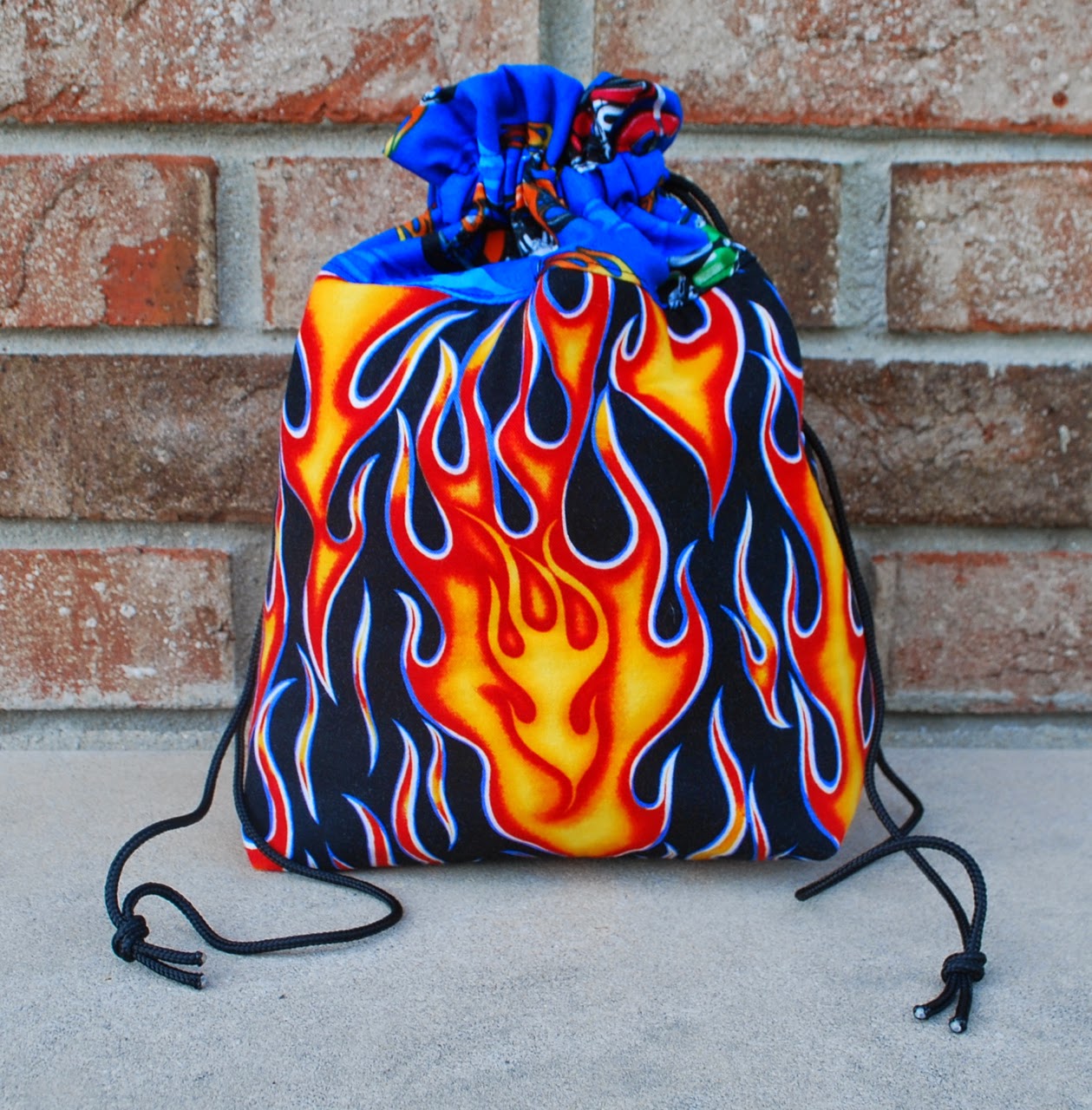 Roonie Ranching: Flaming snack bag for Peter