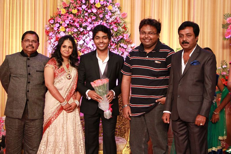 GV Prakash Saindhavi Wedding Reception Photos Gallery