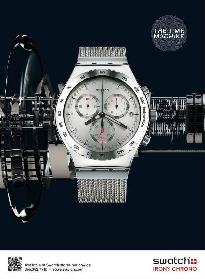 The Essentialist - Fashion Advertising Updated Daily: Swatch Ad ...