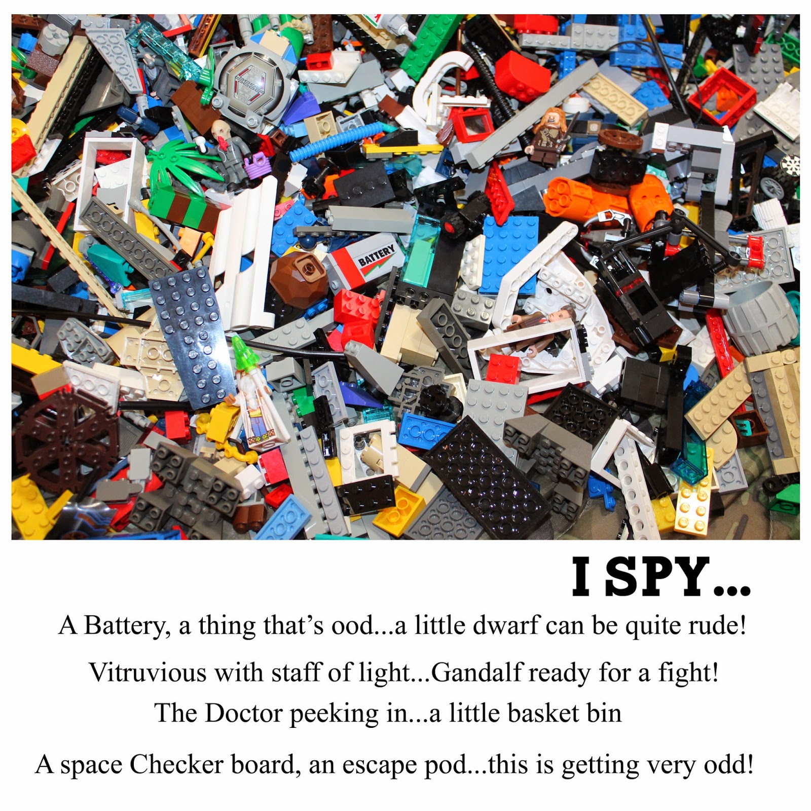 Lego I Spy with my Little Eye Book!