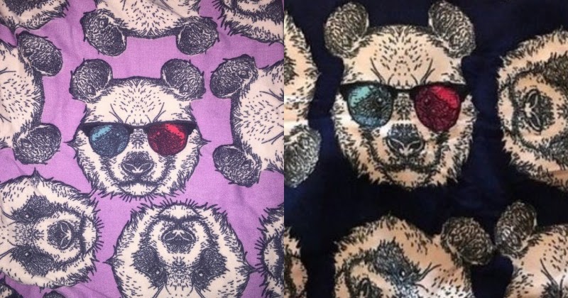 Lularoe Finds: 3D (Hipster) Pandas