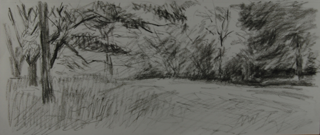 Mark and Remark: Two Horizontal Drawings