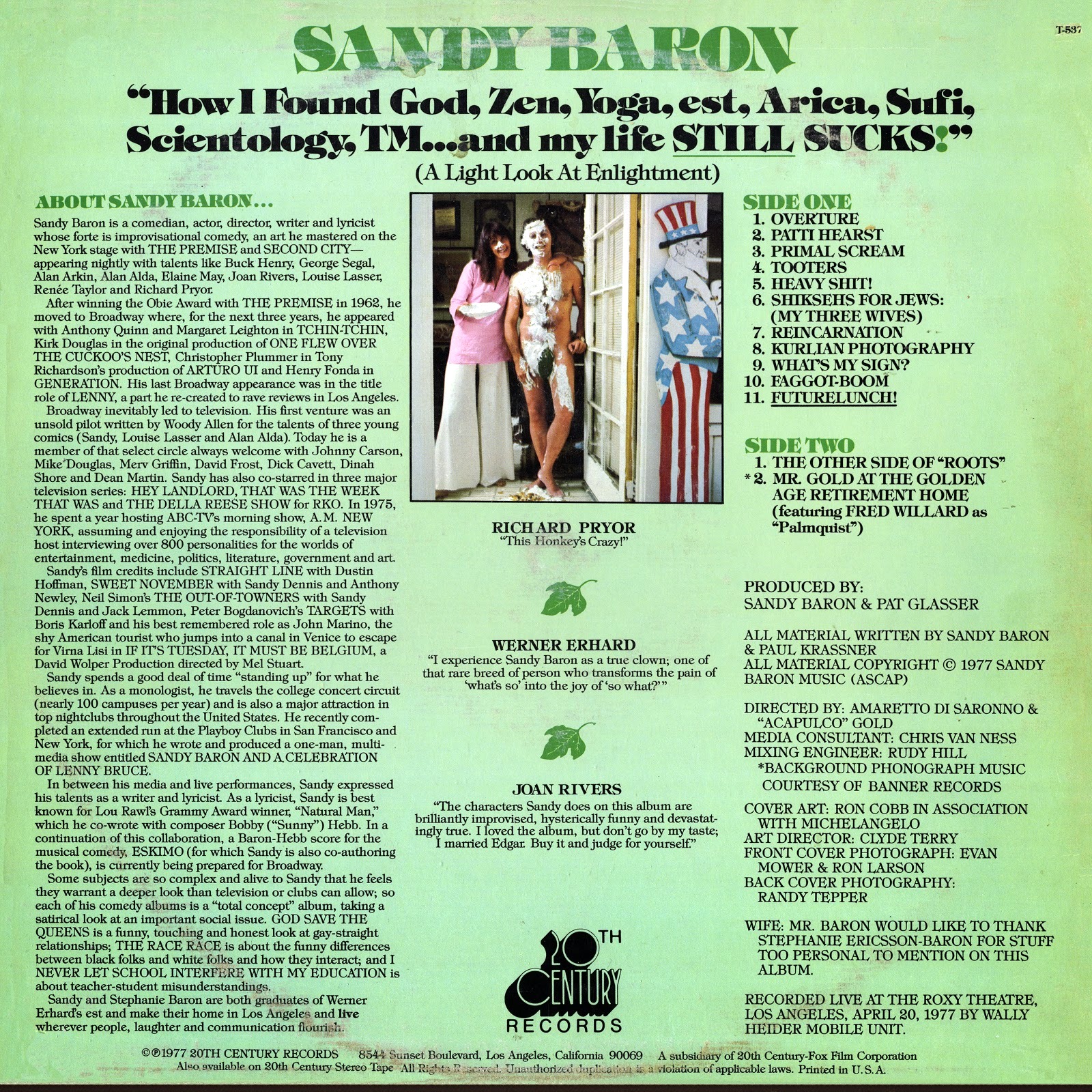 Los Angeles Morgue Files: "Seinfeld" Actor & Comedian Sandy Baron 2001 ...