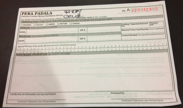 My Cebuana Lhuillier Experience