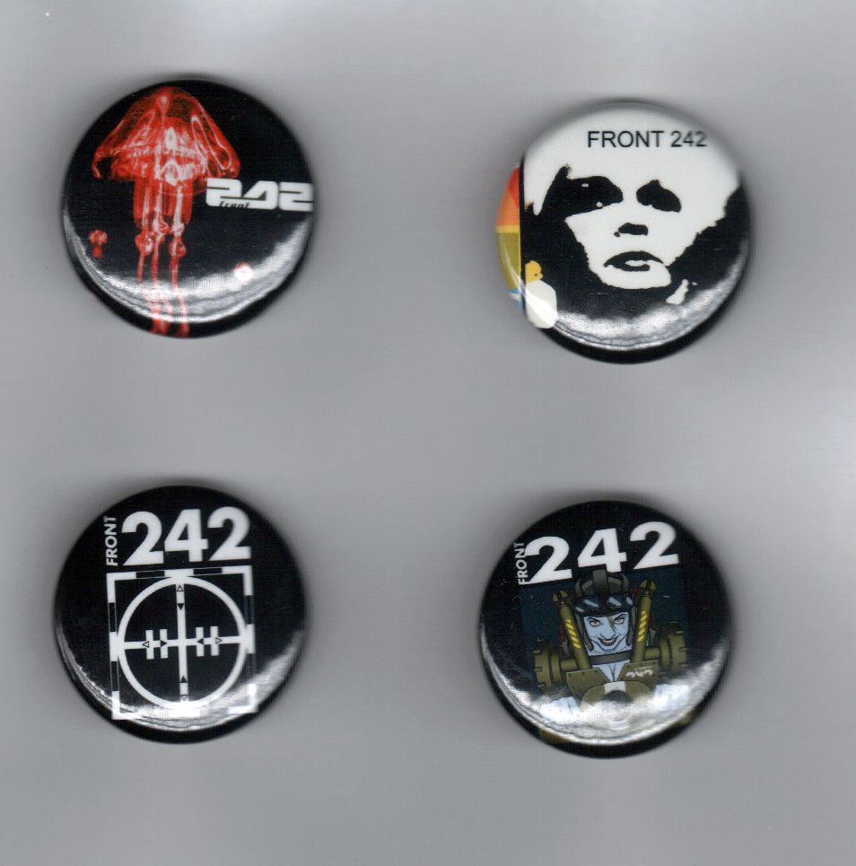 Front 242 Collector: Memorabilia of the Week: More 242 Pins