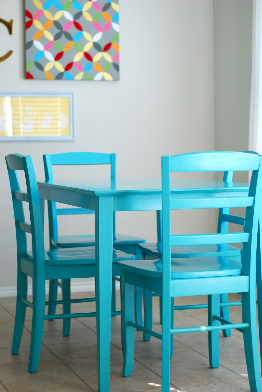 better than i could have imagined: our kitchen table makeover...