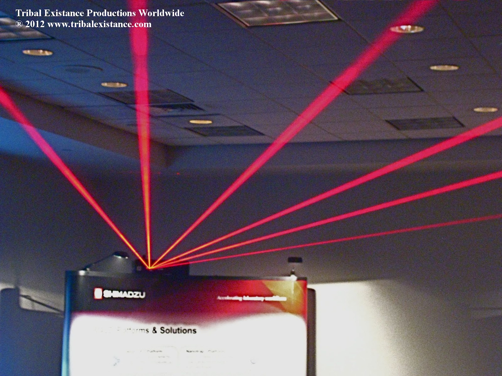 2012 High Power Laser Light Show Rental Production Services Worldwide