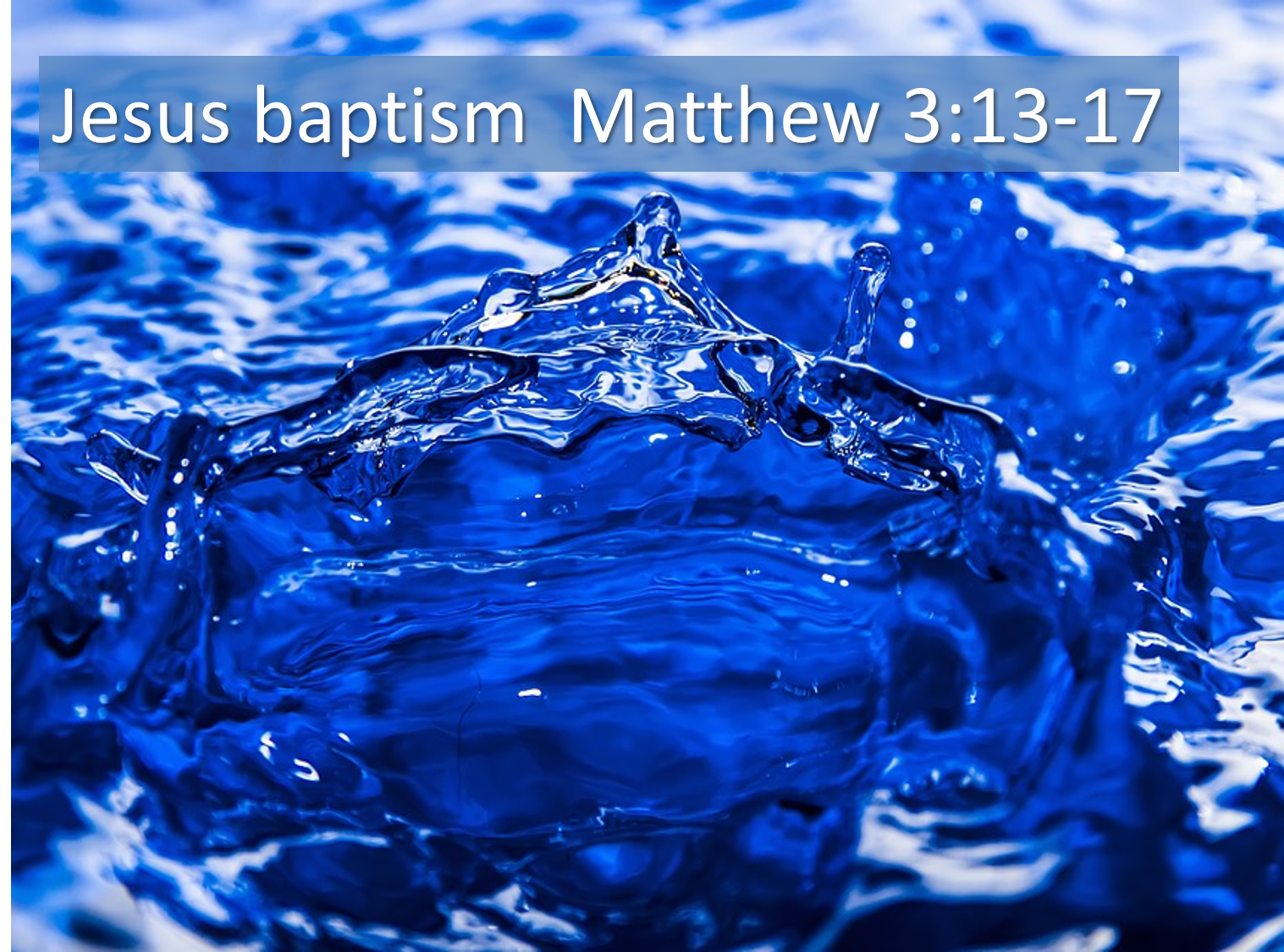 HOW IN THE WORLD!!: The Holy Spirit decended like a dove... and ...