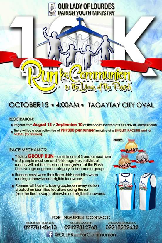Tagaytay Fun Run for a Cause - Run For Communion - The Life Trends ...