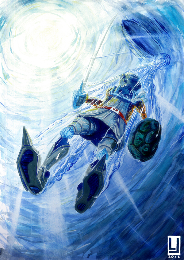 UNDERWATER KNIGHT | Louie Joyce . Illustrator